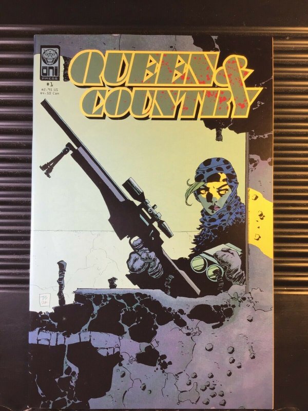 Queen & Country #1 (2001) VF Oni Press Comic Greg Rucka | Comic Books ...
