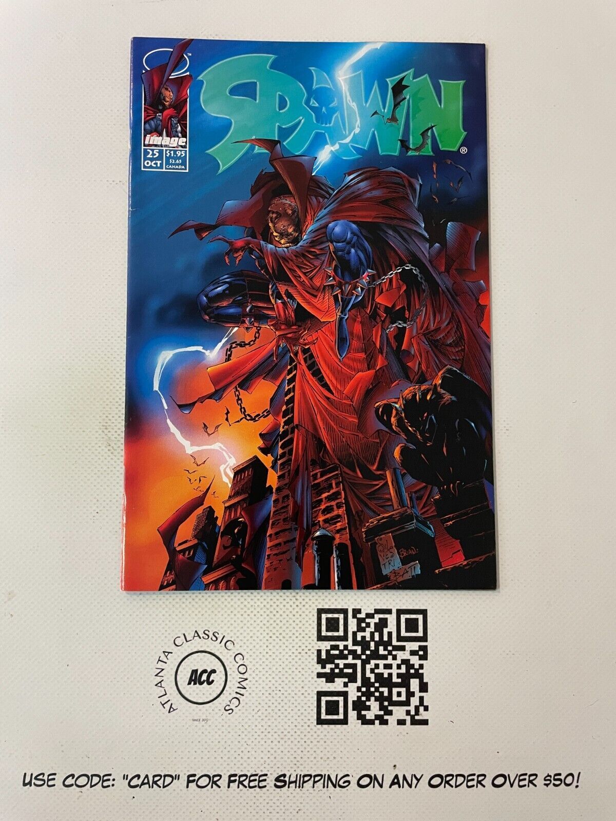 Spawn # 25 NM- Image Comic Book Todd McFarlane Angela Clown 19 LP7 ...