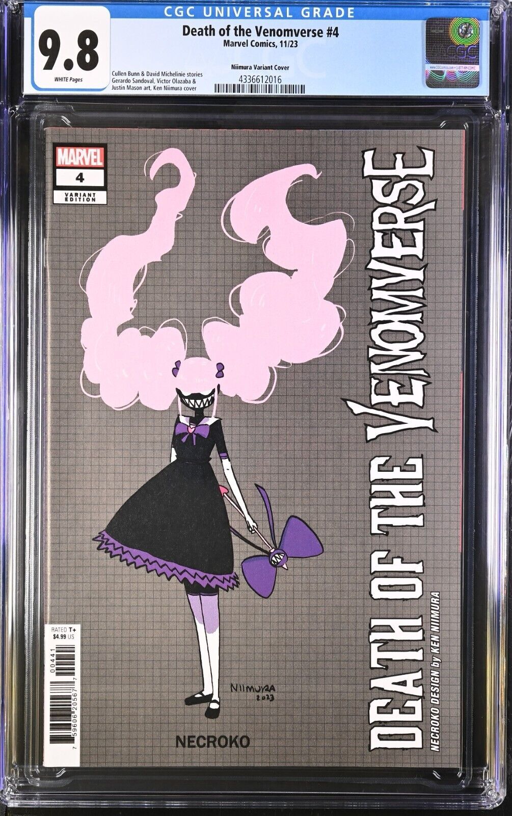 Death of the Venomverse #4 CGC 9.8 Manga Girl Venom Design Variant ...