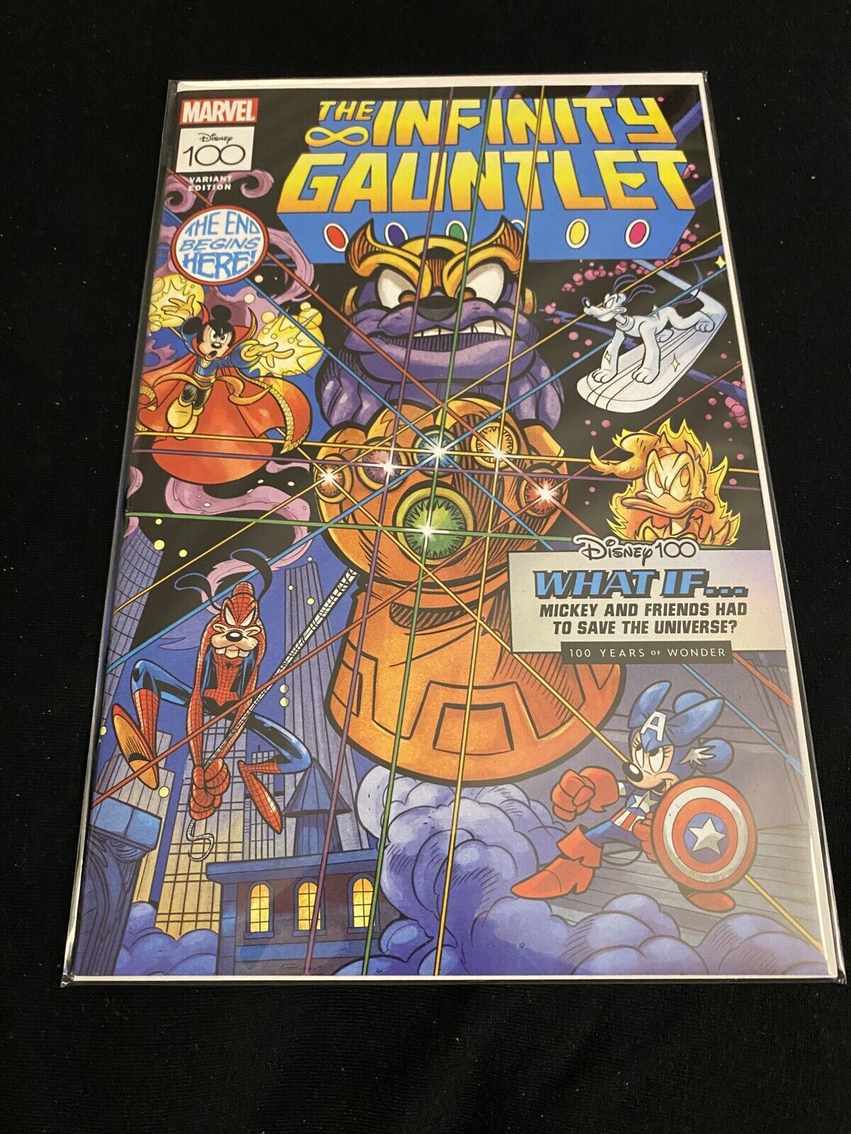 2023 Marvel Comics Amazing Spider-Man #23 Disney 100 Infinity Gauntlet ...