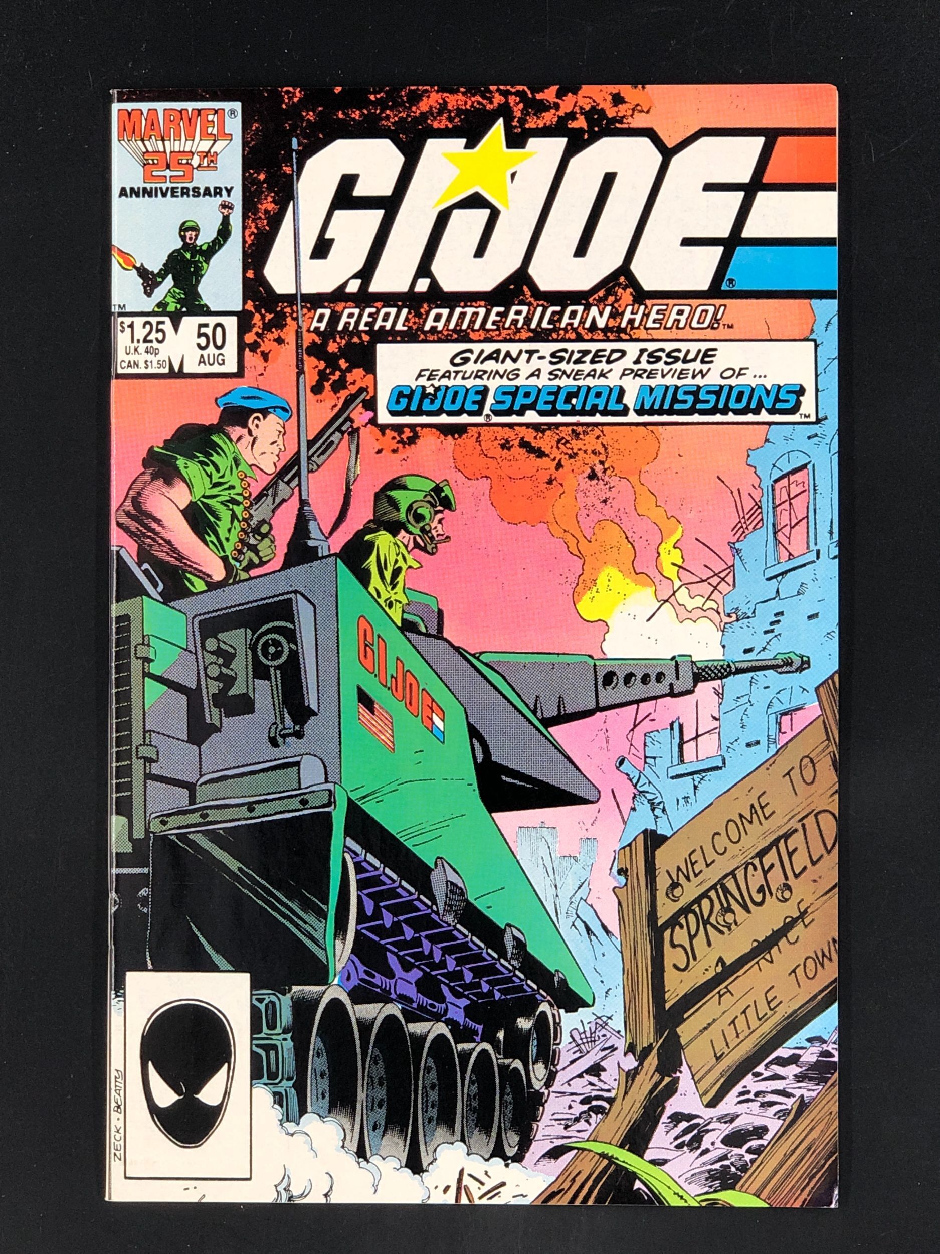 G.I. Joe: A Real American Hero #50 (1986) VF 1st Appearance of Zarana ...