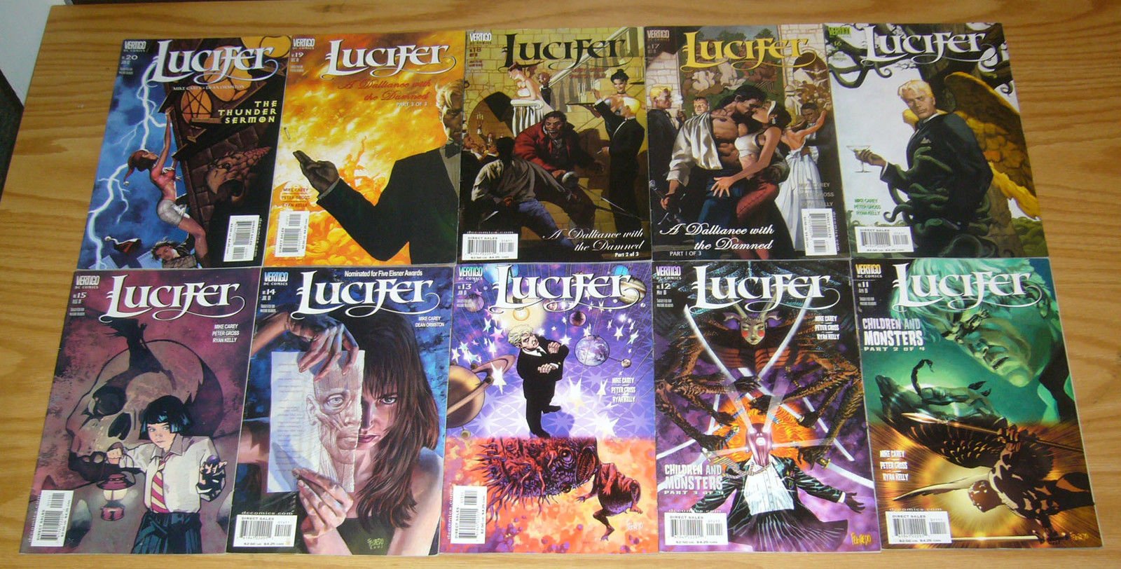 Lucifer #1-75 VF/NM complete series + sandman presents 1-3 + nirvana ...