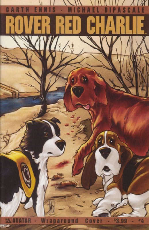 Rover Red Charlie #4A FN ; Avatar | Garth Ennis Wrap | Comic Books ...