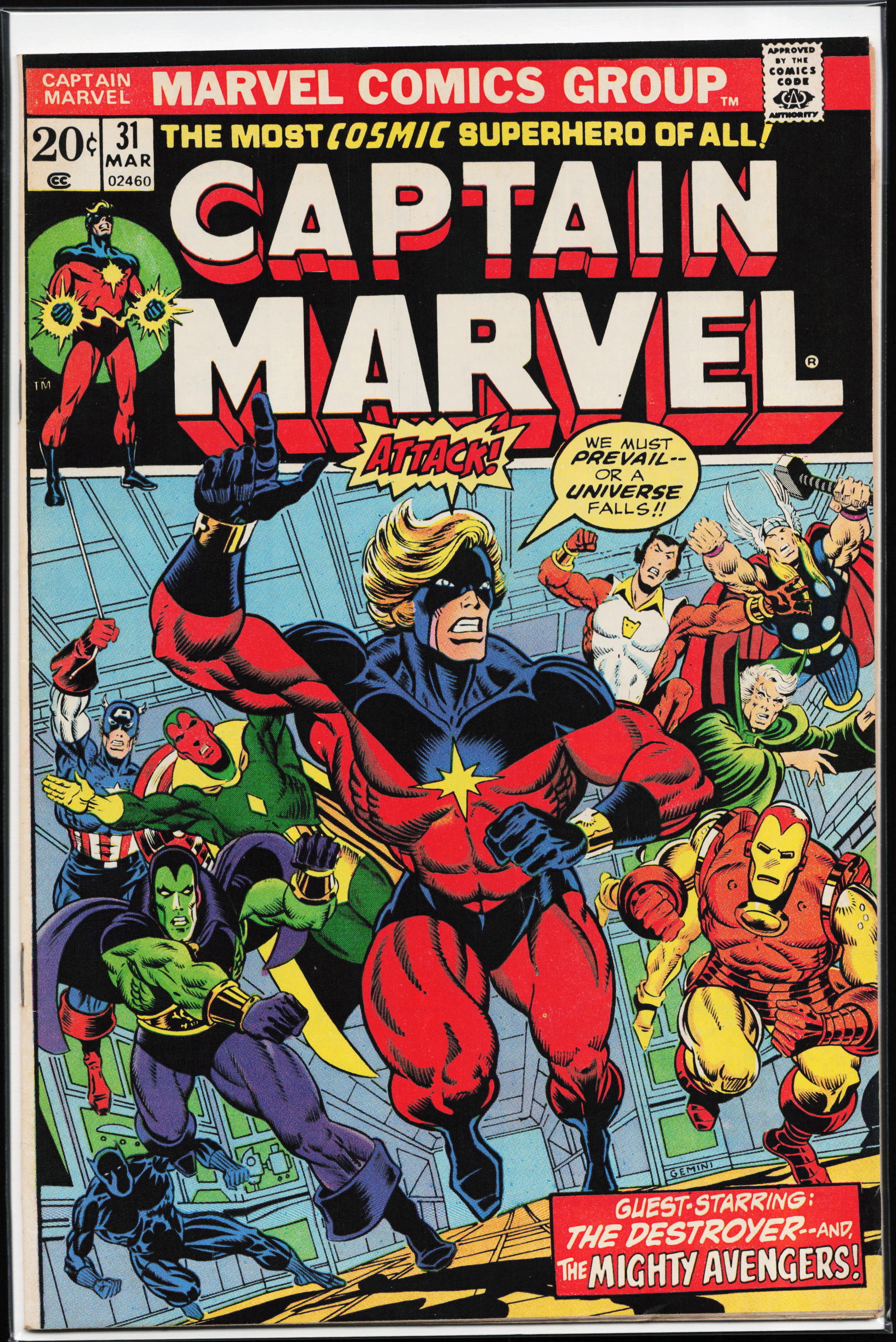 Captain Marvel #31 (1974) Captain Marvel | Comic Books - Bronze Age ...