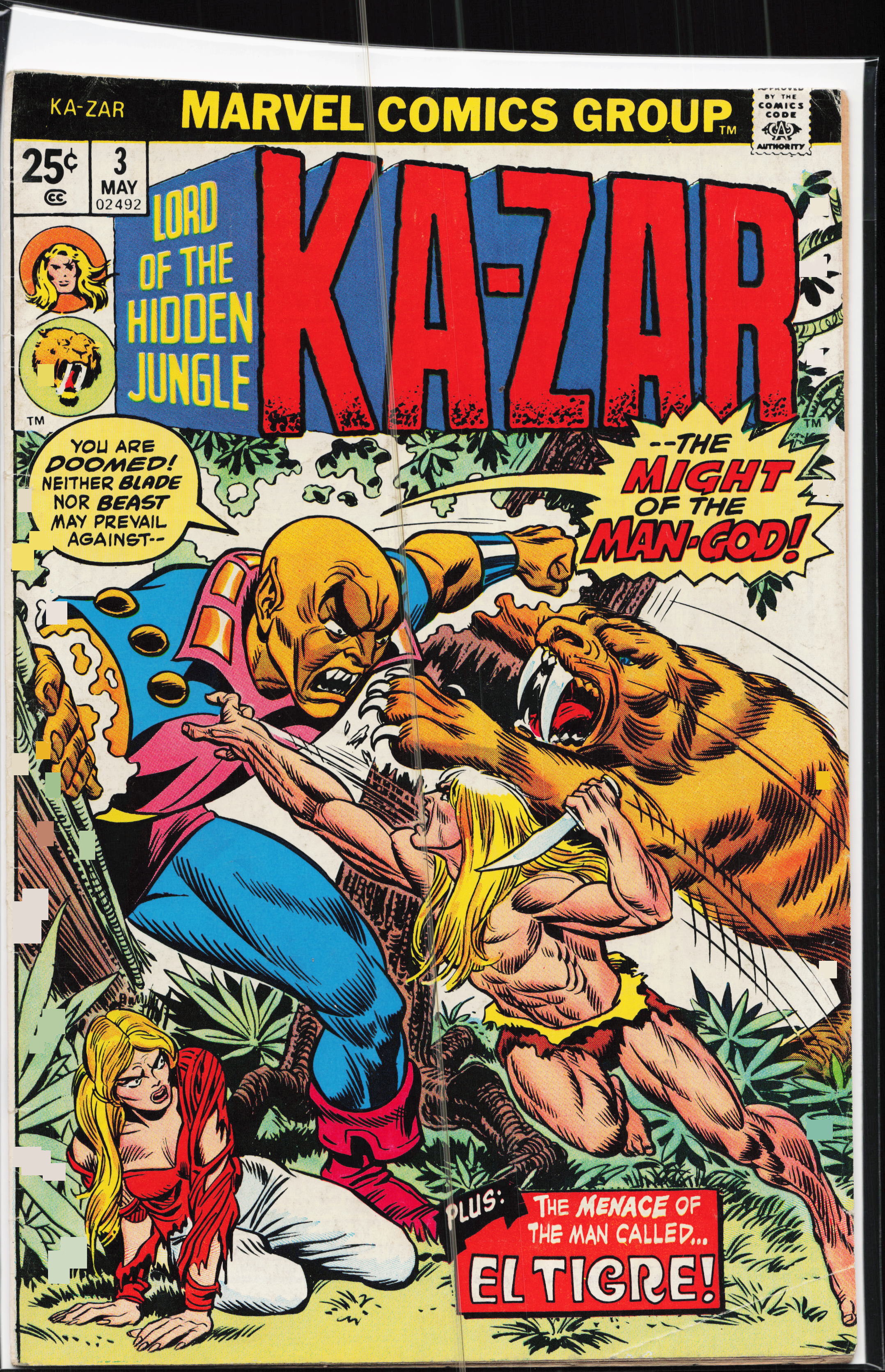 Ka-Zar #3 (1974) Ka-Zar | Comic Books - Bronze Age, Marvel, Ka-Zar ...