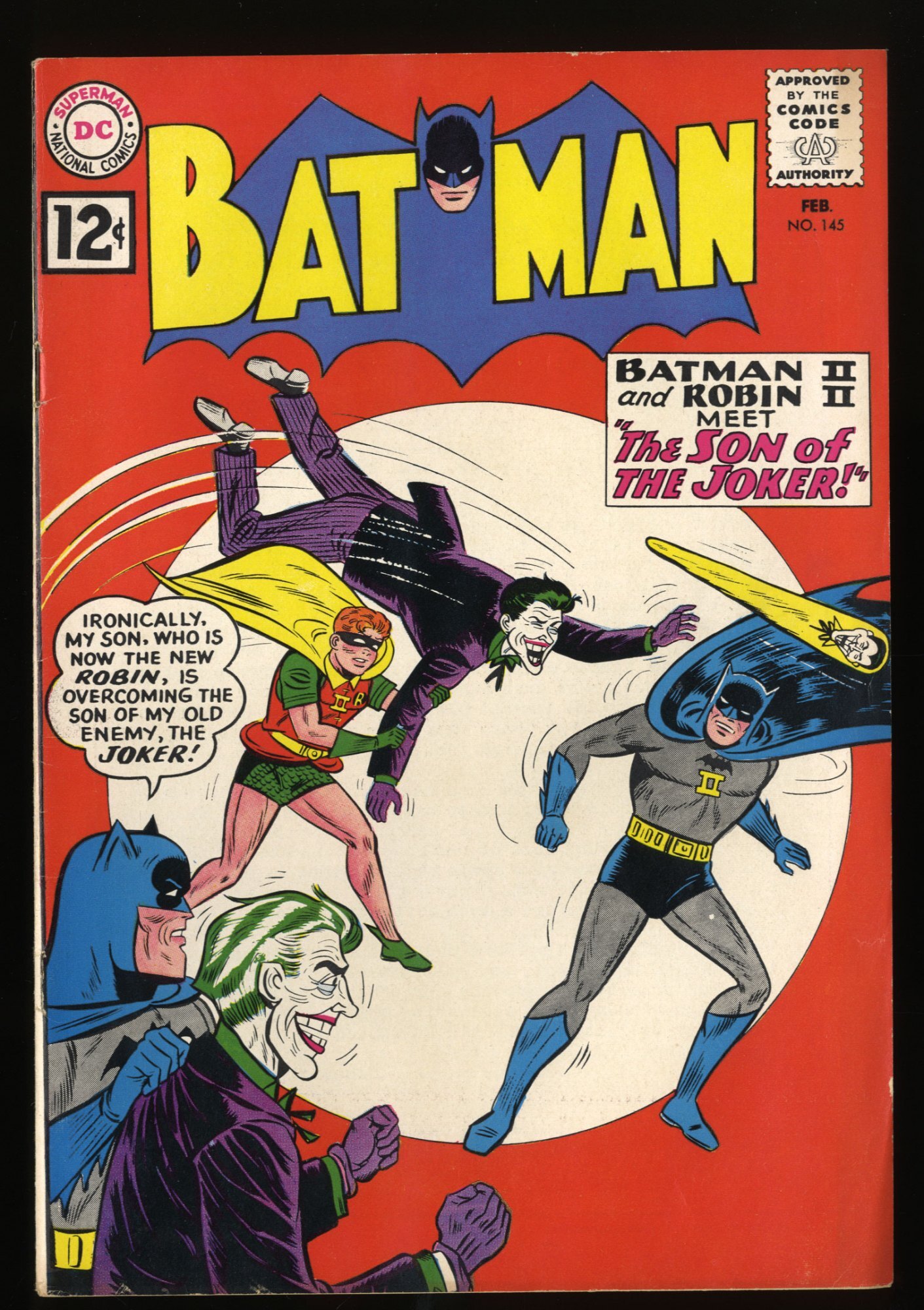 Batman #145 FN 6.0 Son of Joker Cover! Early 12 Center! | Comic Books ...