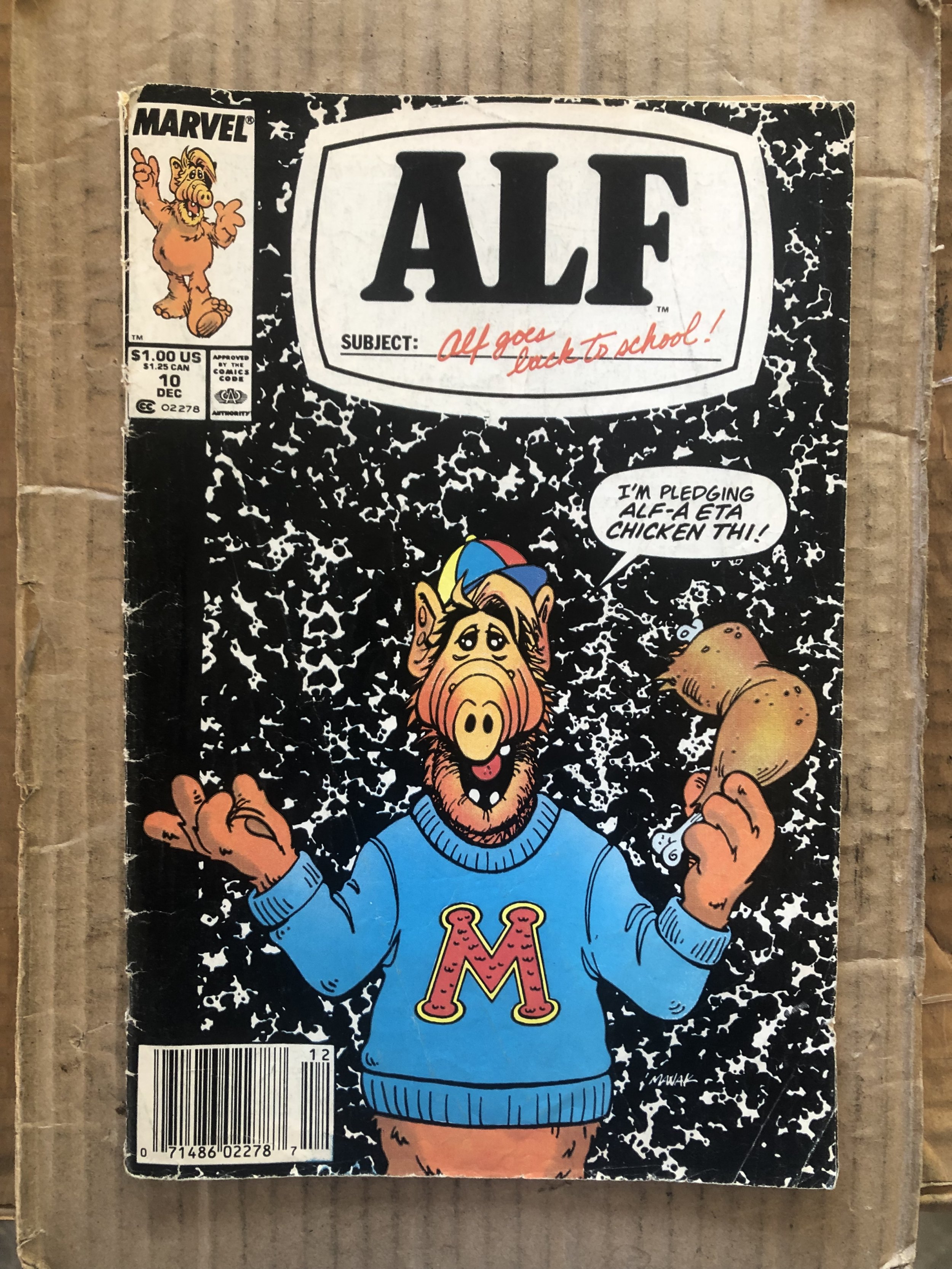 ALF #10 Newsstand Edition (1988) | Comic Books - Copper Age, Marvel ...