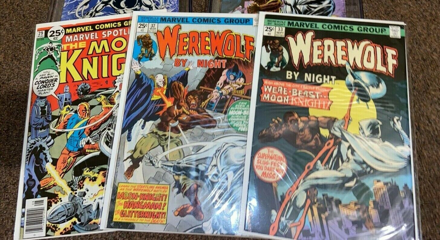 Ultimate Moon Knight Lot - 1-38, 1-60, Werewolf by Night 33, Marvel ...
