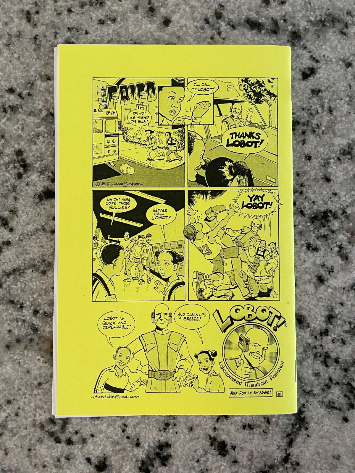 Deep Fried Mini Comic Book Jason Yungbluth Death Ray Graphics NM ...