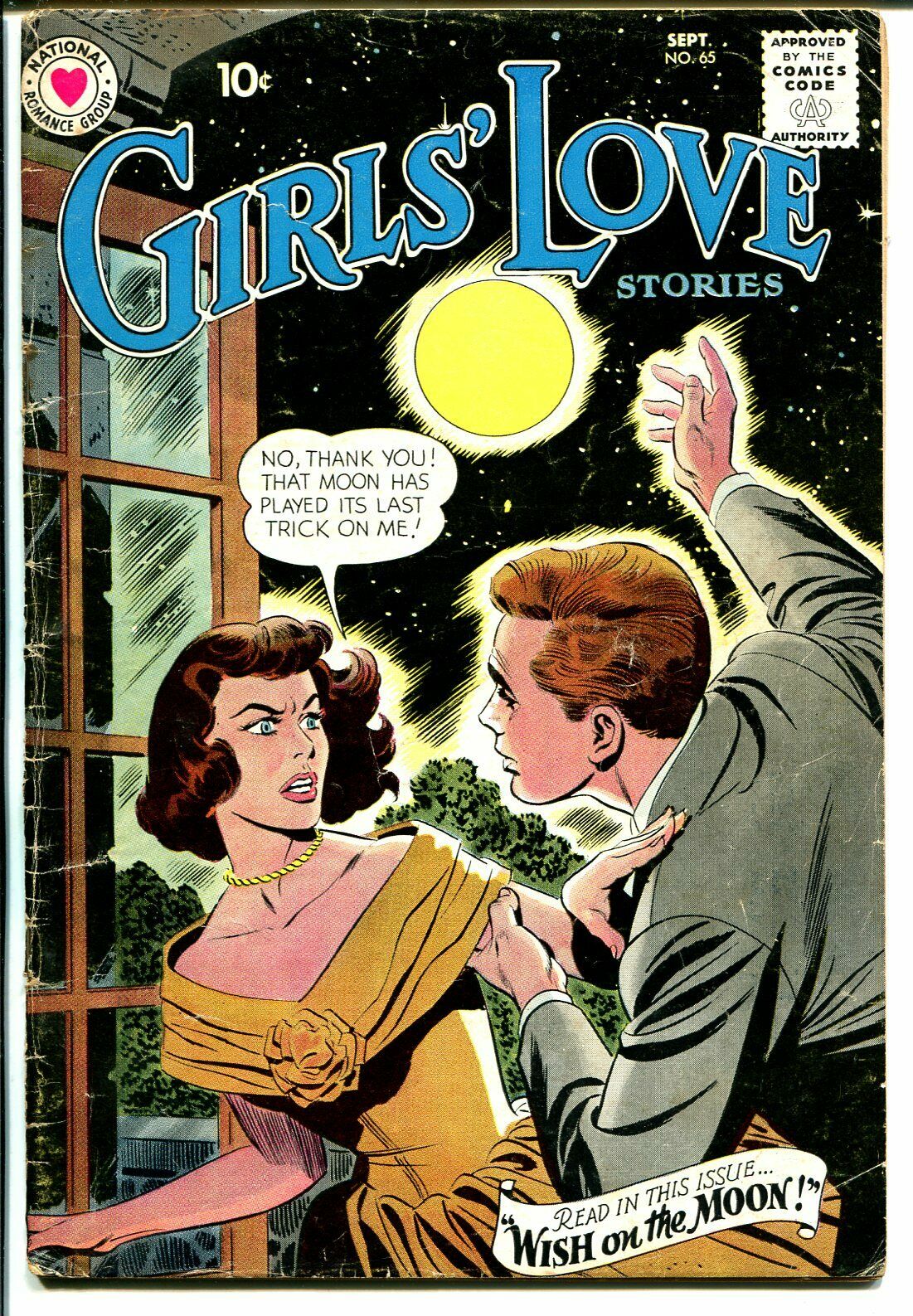 Girls' Love #63 1959 DC-"Wish On The Moon"-passion-heartbreak-VG ...
