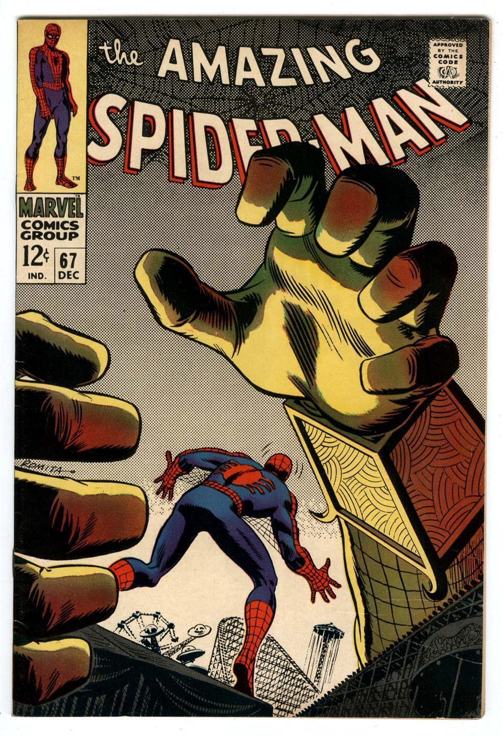 Amazing Spider-Man #67 1968 1st Appearance Randy Robertson High Grade ...