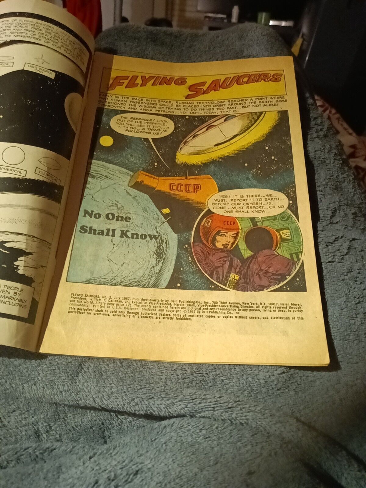 Flying Saucers Comics 2 Dell July 1967 Silver Age Scifi UFOs Invasion ...