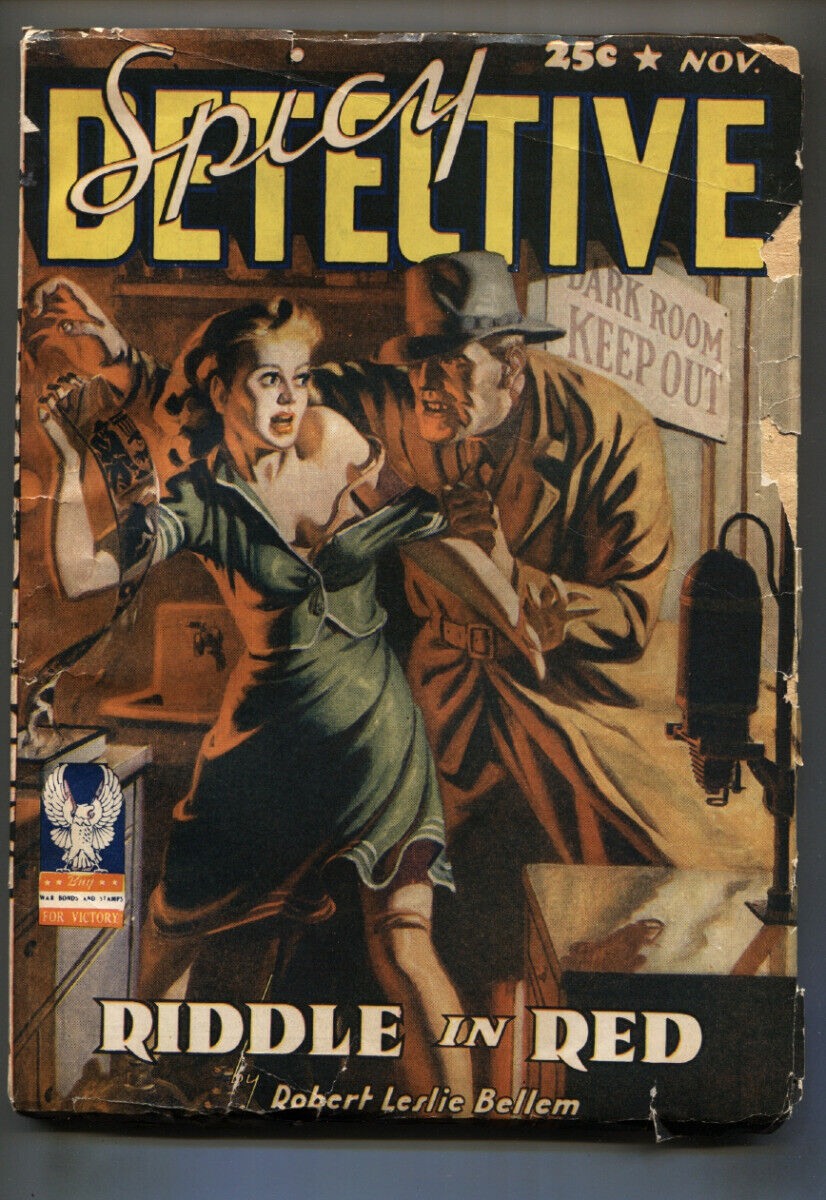 PULP: Spicy Detective Stories 11/1942-Rare PULP MAG-Penultimate issue ...