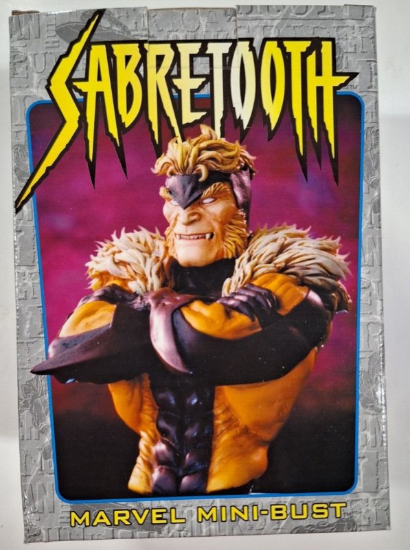 SABRETOOTH Marvel Mini Bust by Bowen Designs 5556/7000 | Comic ...