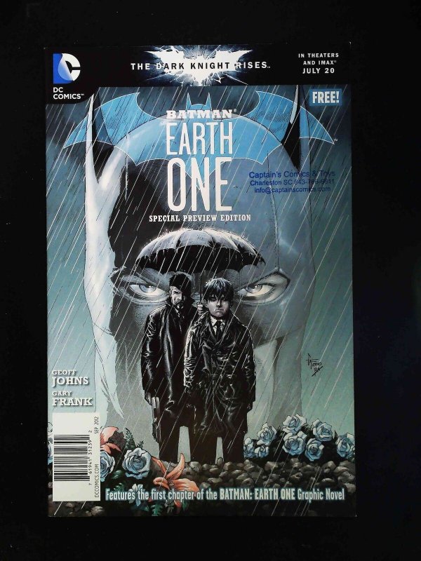 Batman Earth One Special Previews Edition #0 Dc Comics 2012 Nm- | Comic ...