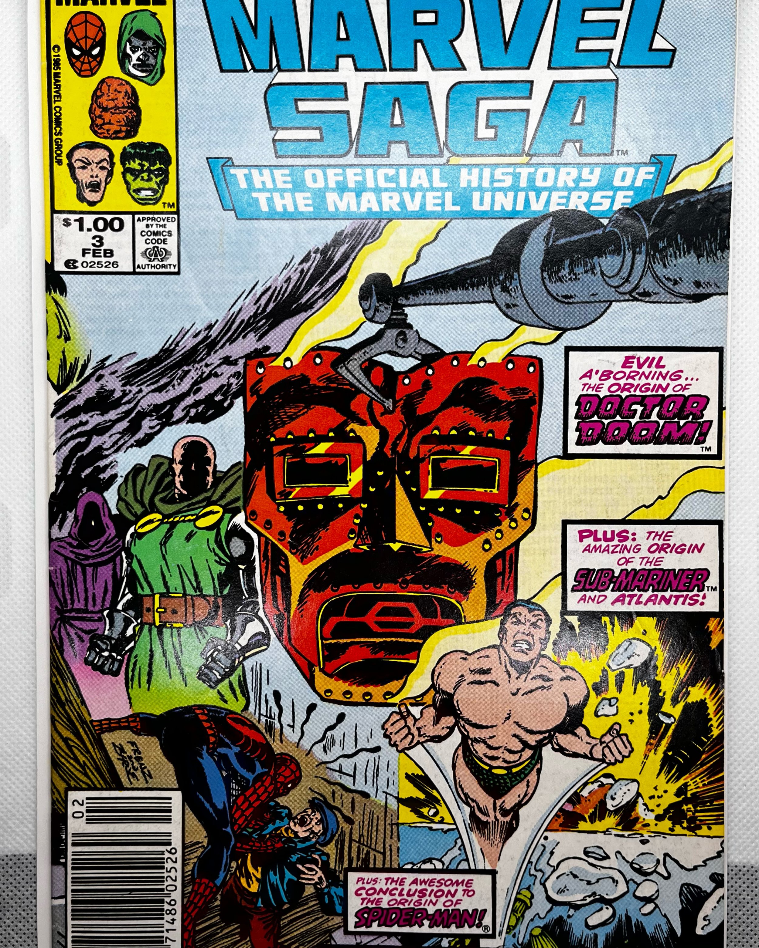 The Marvel Saga The Official History of the Marvel Universe #3 (1986 ...