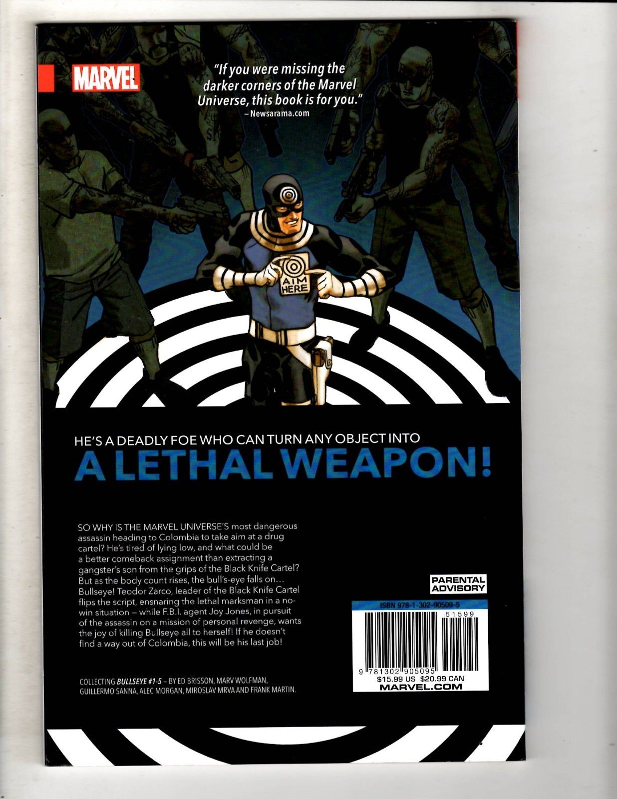 Bullseye The Colombian Connection Marvel Comics Graphic Novel Comic ...