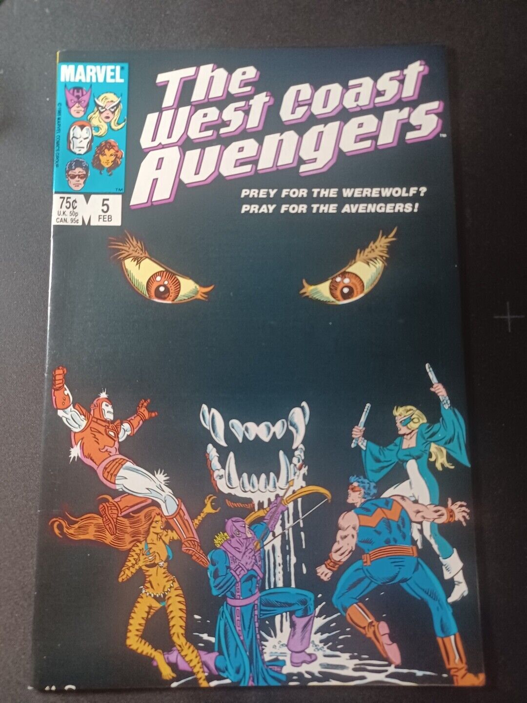 West Coast Avengers #5 VF/NM Werewolf by Night Marvel Comics C118A ...