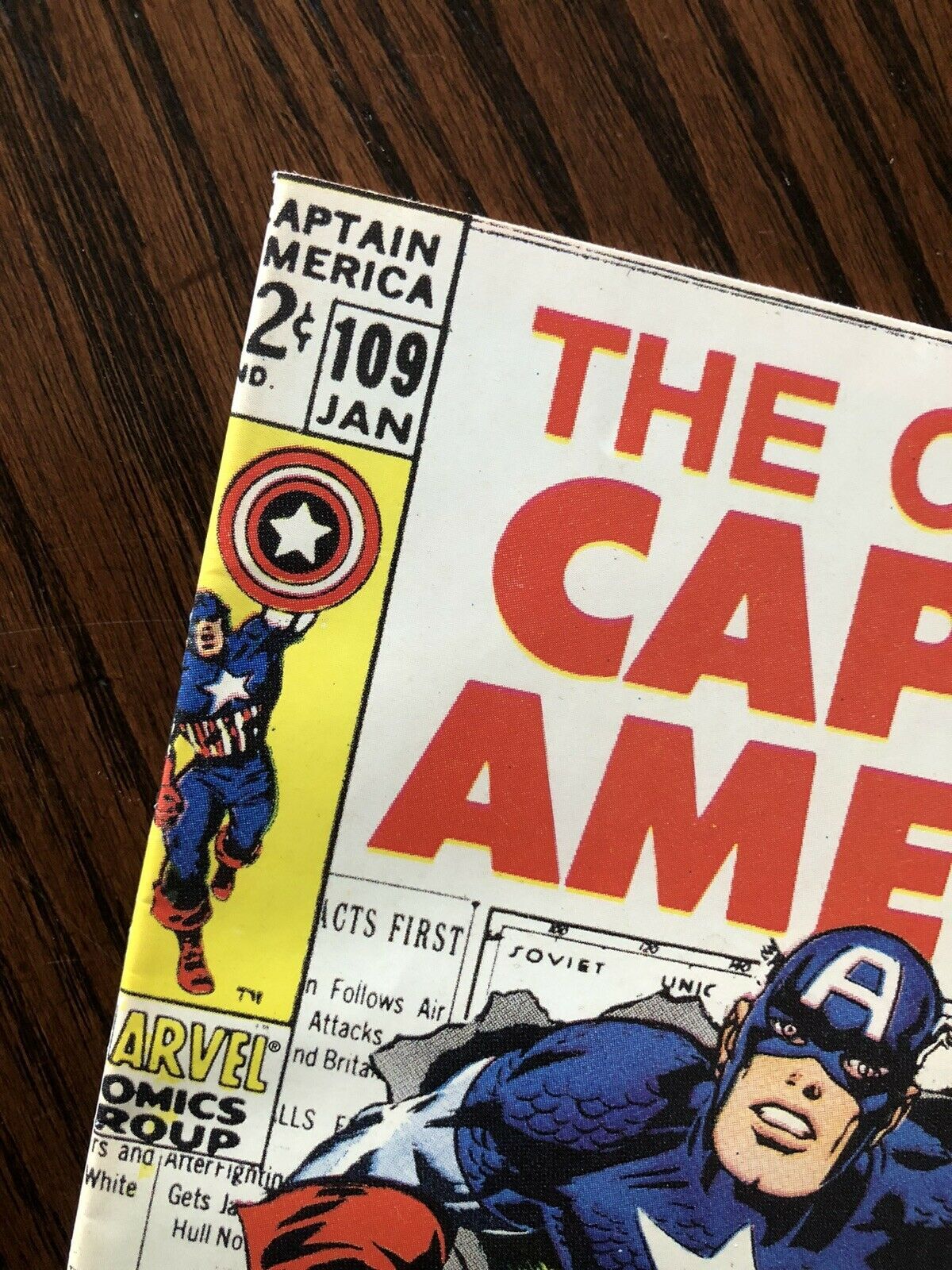 The Origin of Captain America #109 REAL NICE! 2002 Reprint Marvel ...