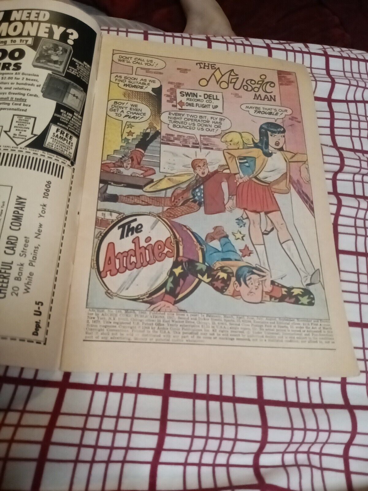 vintage 1969 Archie Series Comic Book #189 Silver Age Hippie Veronica ...