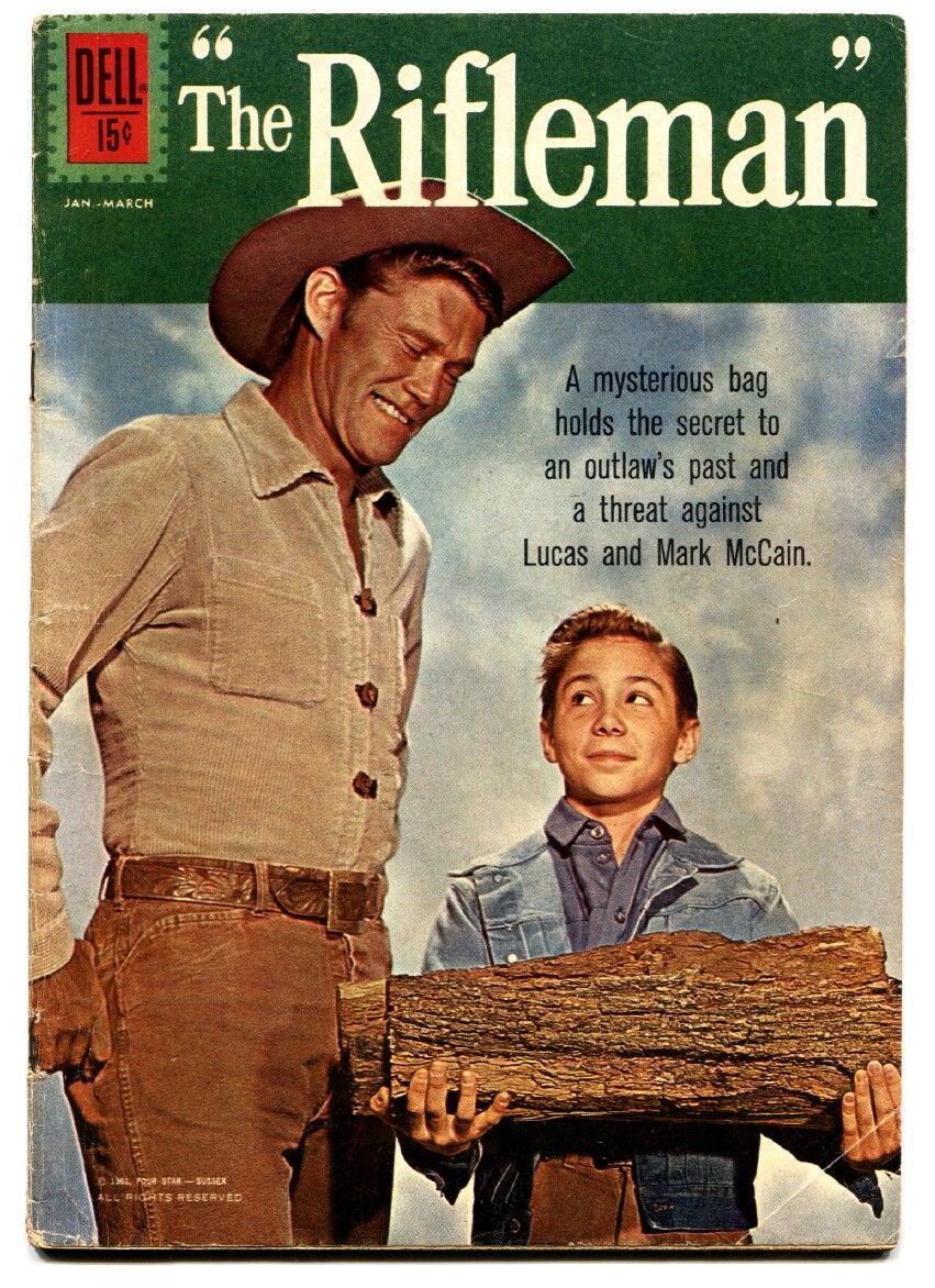 Rifleman #10 Famous innuendo wood cover-Chuck Connors-HTF 1962 | Comic ...