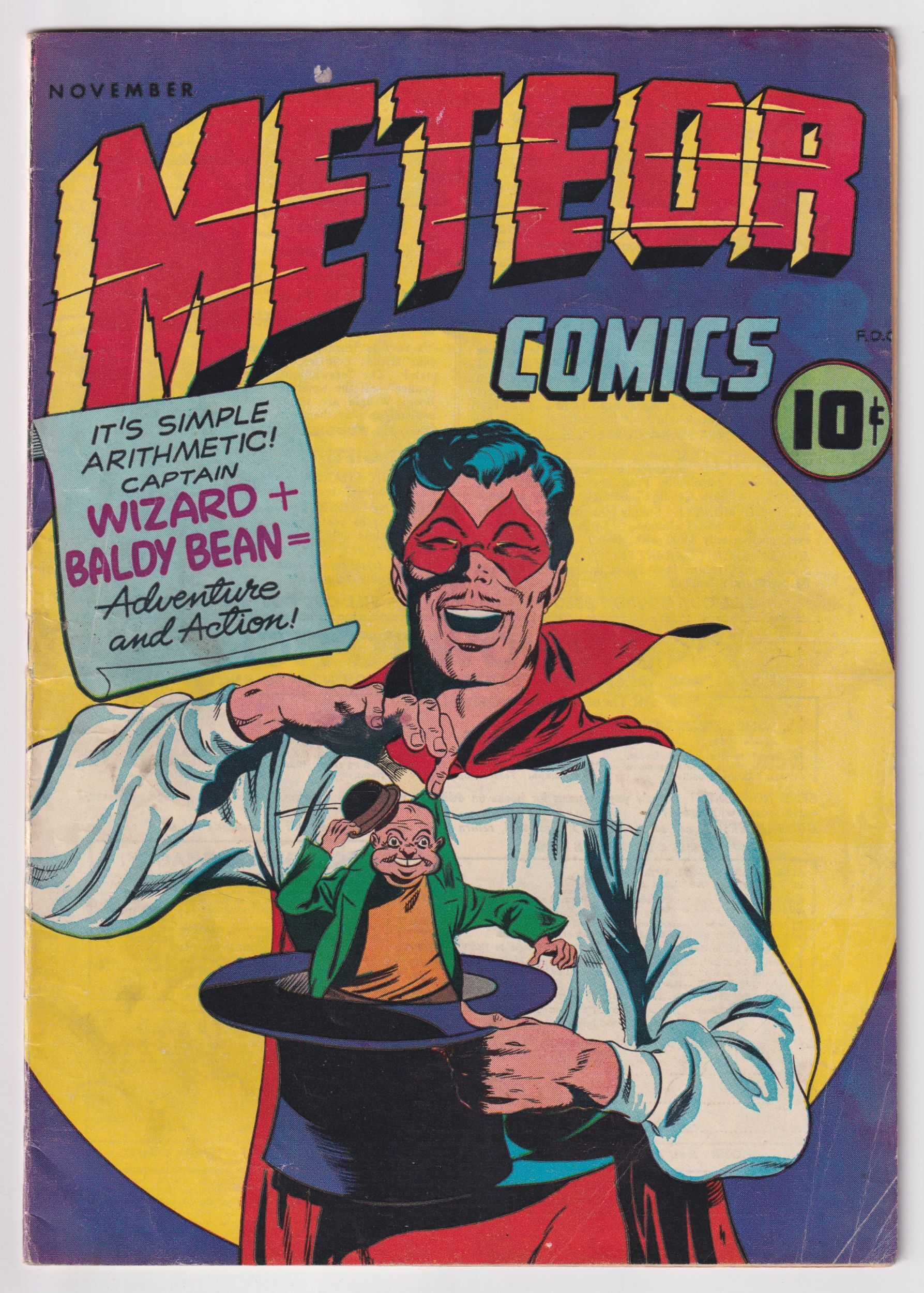 Meteor Comics (1945) SCARCE! Golden age! Gil Kane cover, topless ...