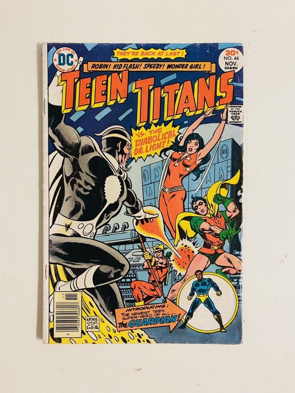 Teen Titans 44 DC Comics 1976 Newsstand Wonder Girl Robin Kid Flash ...