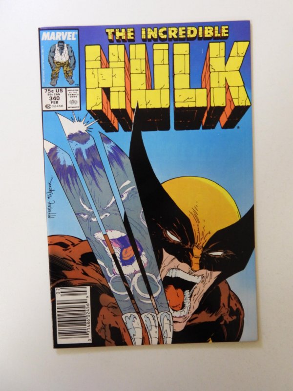 The Incredible Hulk #340 Newsstand Edition (1988) VF+ condition | Comic ...