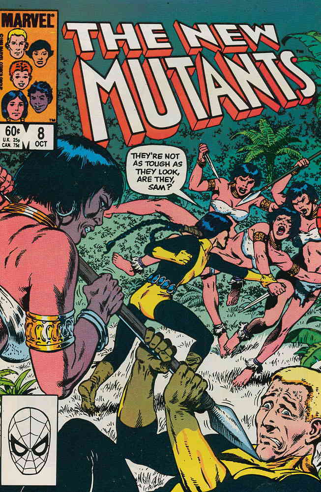 New Mutants, The #8 FN ; Marvel | 1st appearance Amara Aquila | Comic ...