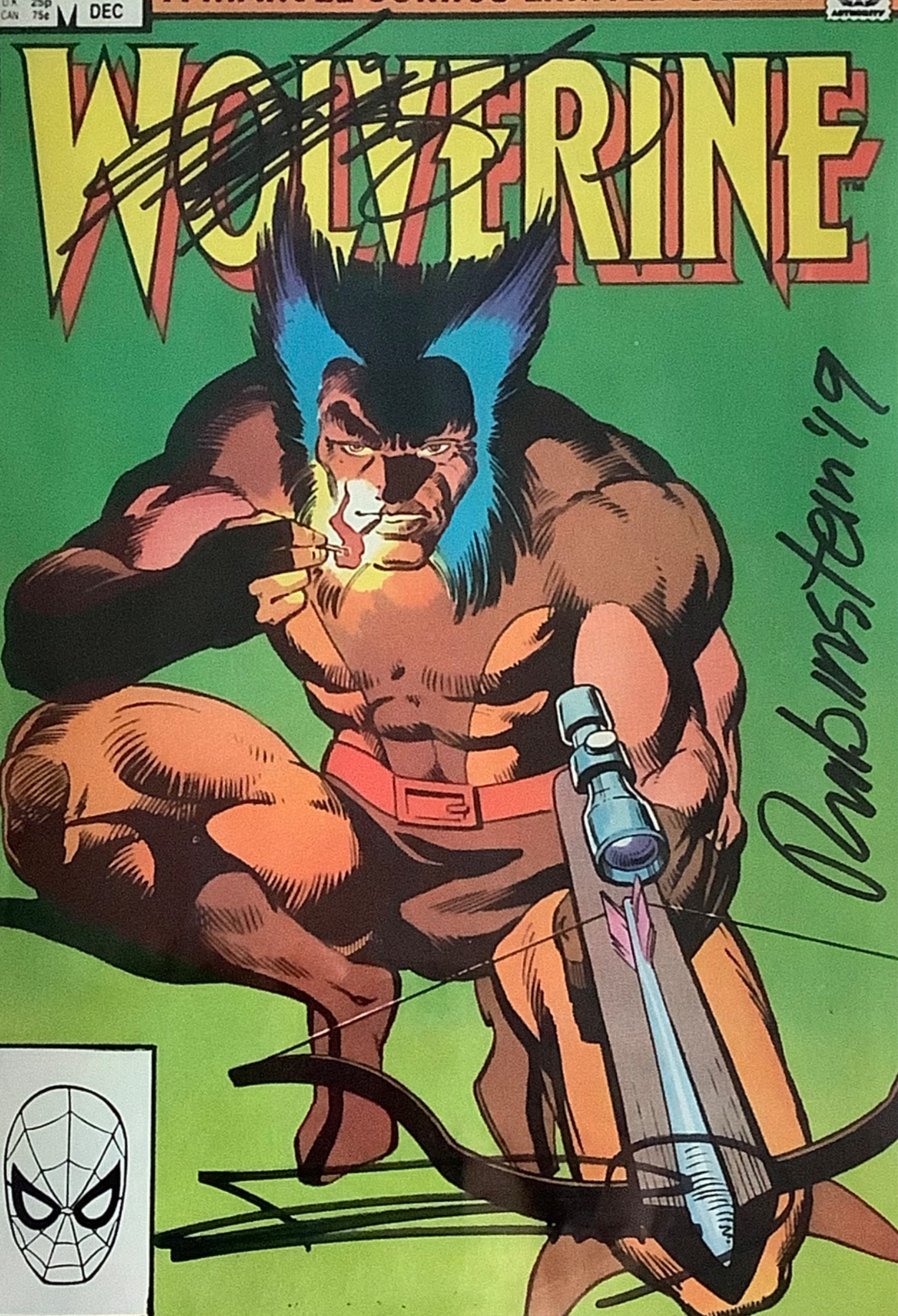 Wolverine #4 (1982) Signed by Frank Miller, Chris Claremont & Joe ...