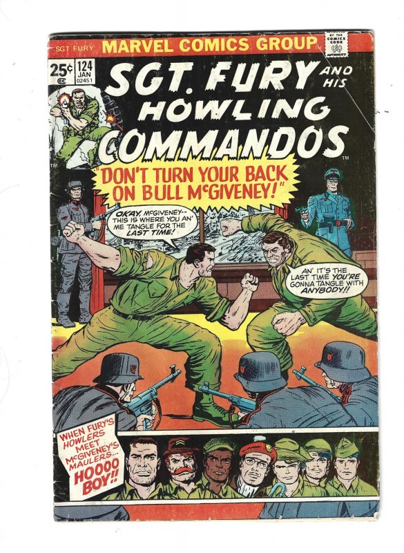 Sgt. Fury and His Howling Commandos #124 (1975) abc | Comic Books ...