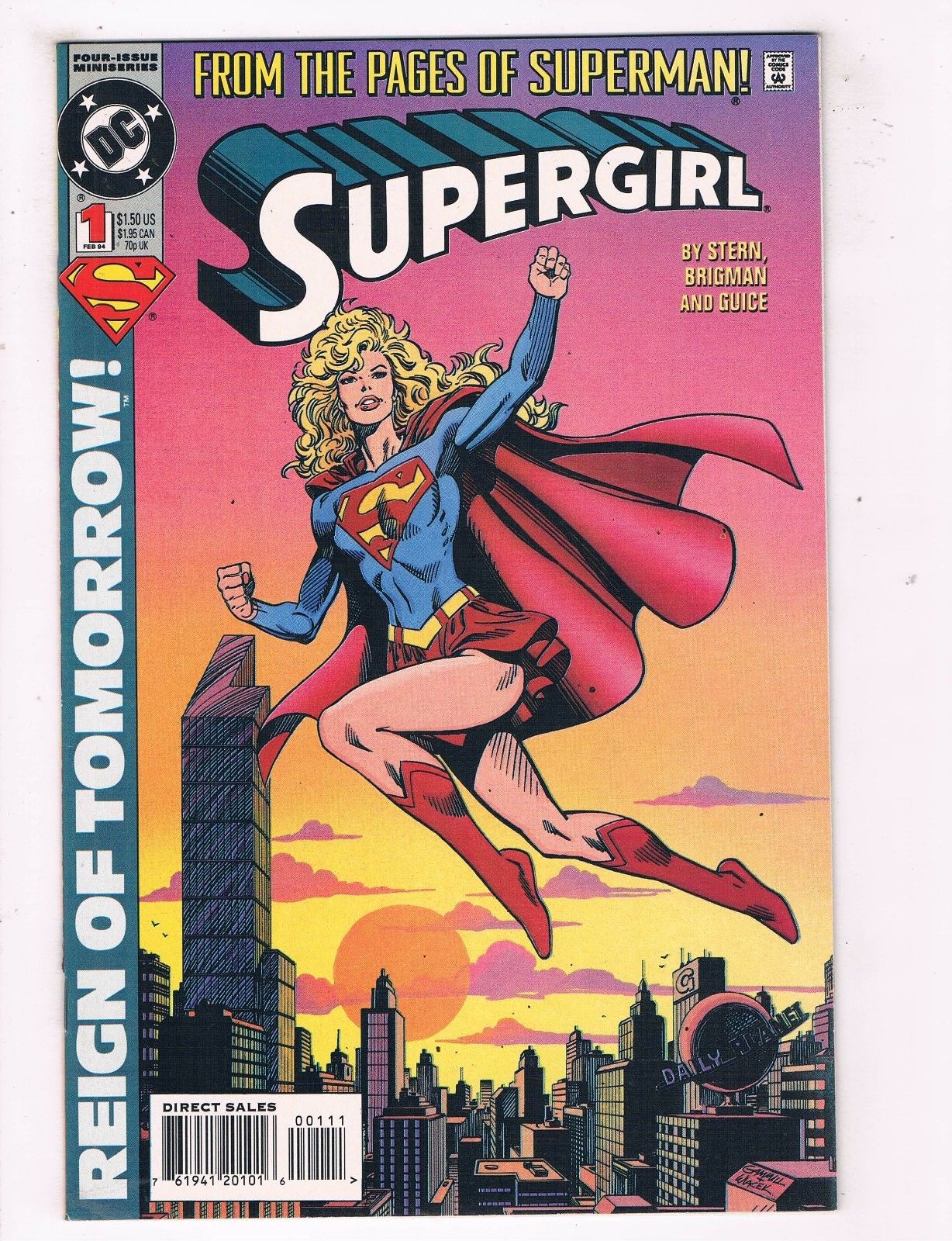 Supergirl #1 VF DC Comics Reign Of Tomorrow Comic Book Stern Feb 1994 ...