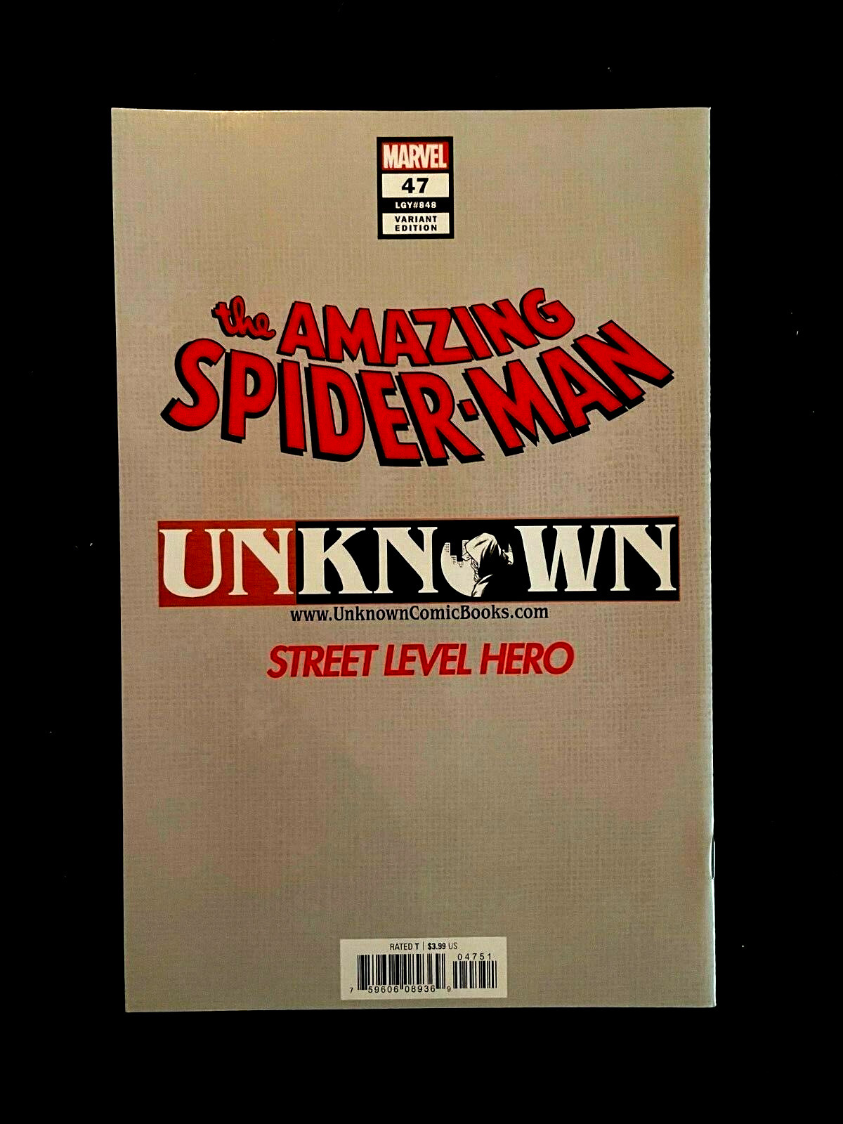 Amazing Spider-Man #47 Del' OTTO Unknow Comics Exclusive Virgin Variant ...