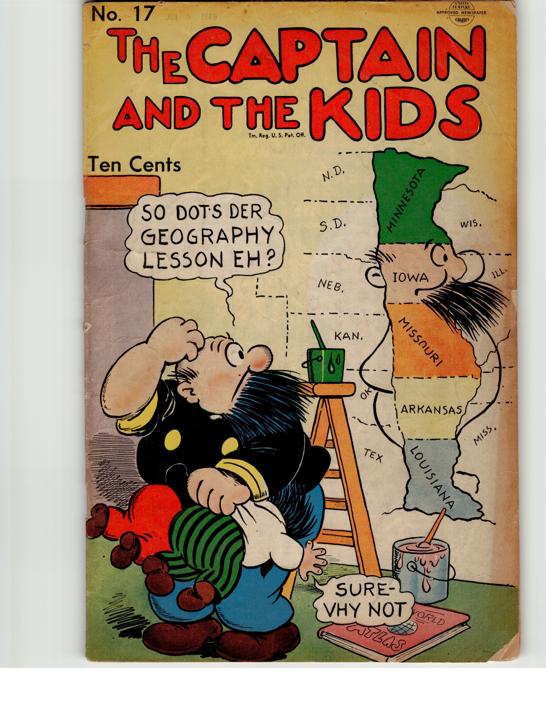 The Captain and the Kids #17 (1949) The Captain | Comic Books - Golden ...