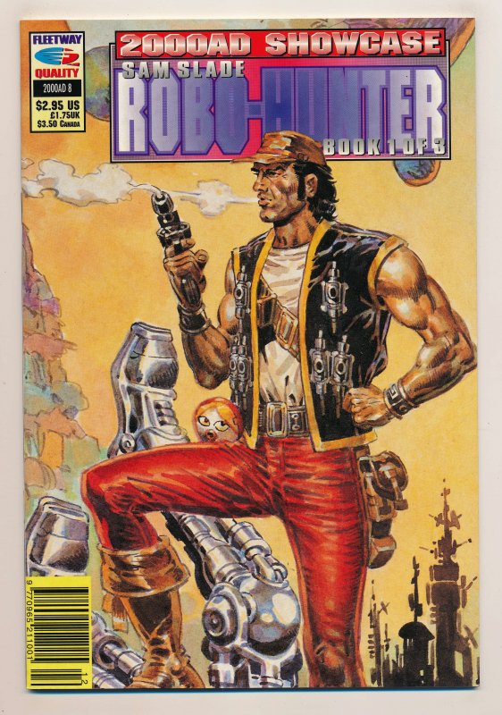 2000 AD Showcase (1992) #8-10 NM Sam Slade Robo-Hunter, Complete arc ...