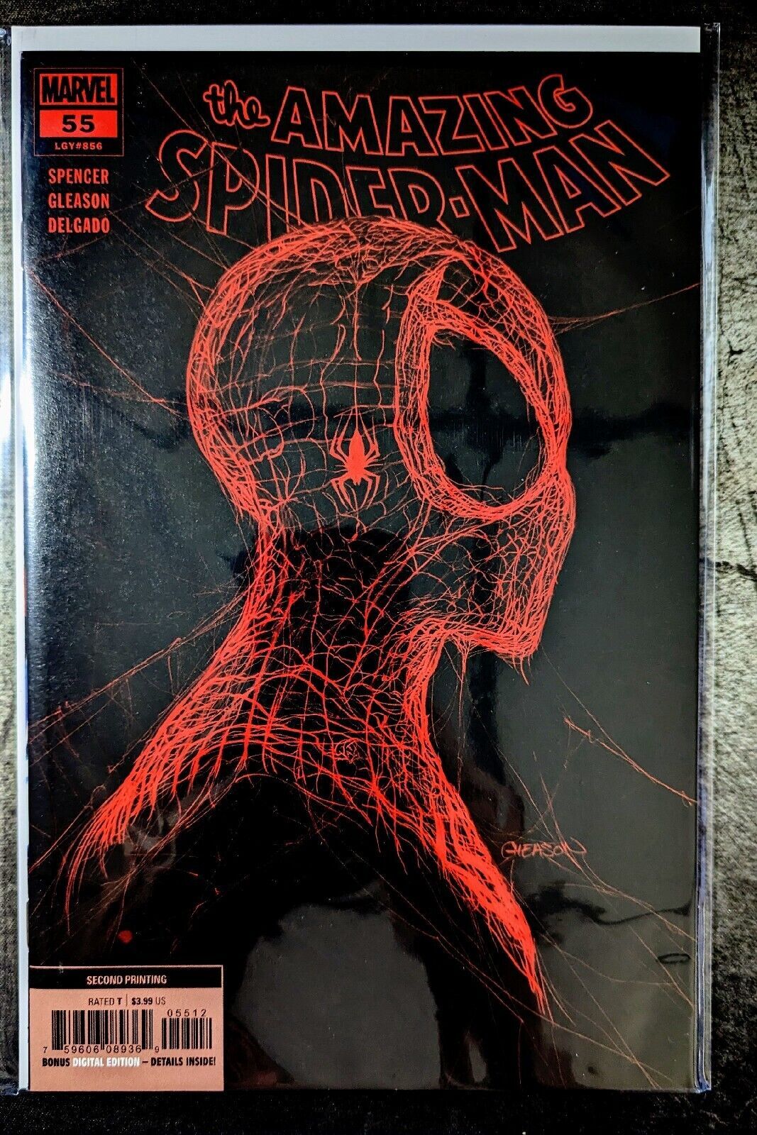 Amazing Spider-Man #55 Gleason Webhead Second Print Variant Nm-Combine ...