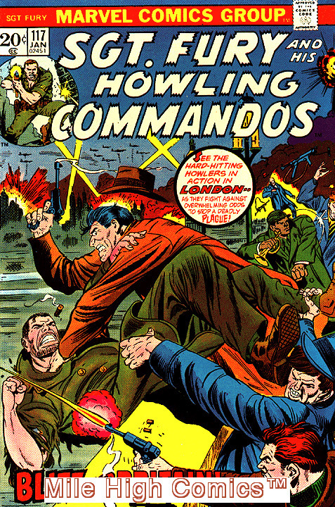 SGT. FURY AND HIS HOWLING COMMANDOS (1963 Series) #117 Good Comics Book ...