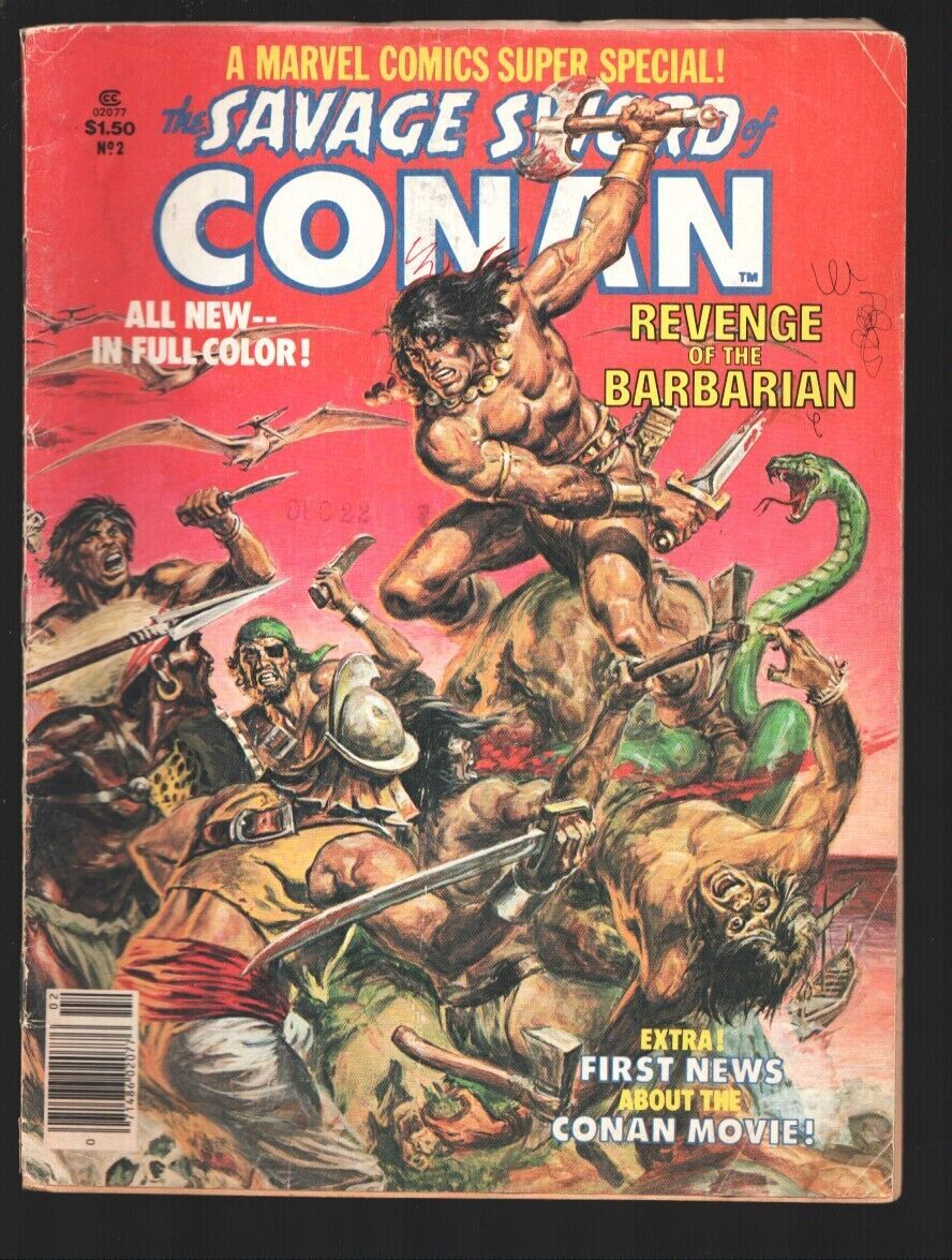 Marvel Comics Super Special #2 1977-Savage Sword of Conan-John Buscema ...