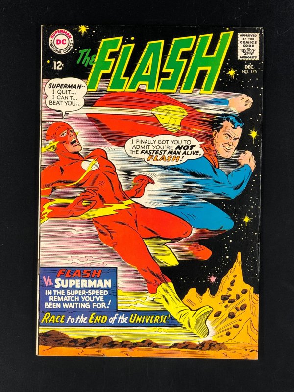 The Flash #175 (1967) VF+ Superman vs. Flash Race | Comic Books ...