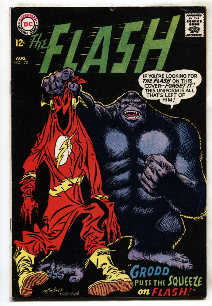 THE FLASH #172 1967 Gorilla Grodd-DC comic book | Comic Books - Silver ...