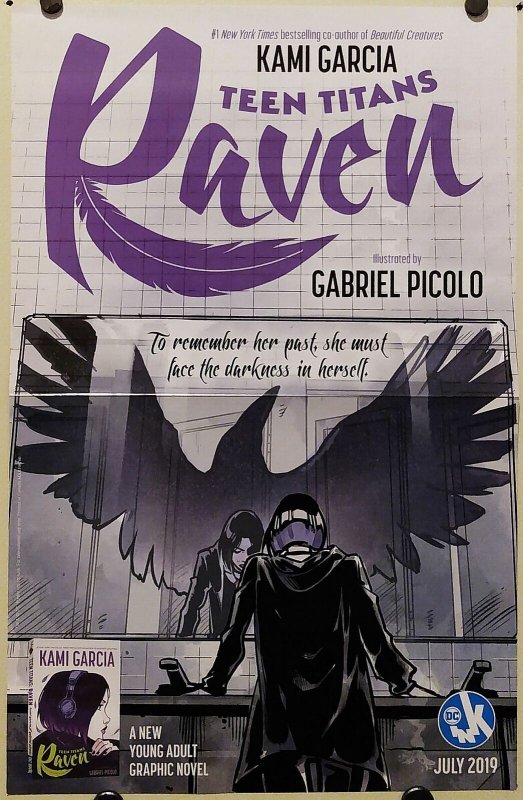 DC Teen Titans Raven | Gabriel Picolo Folded Promo Poster (17x11) New ...