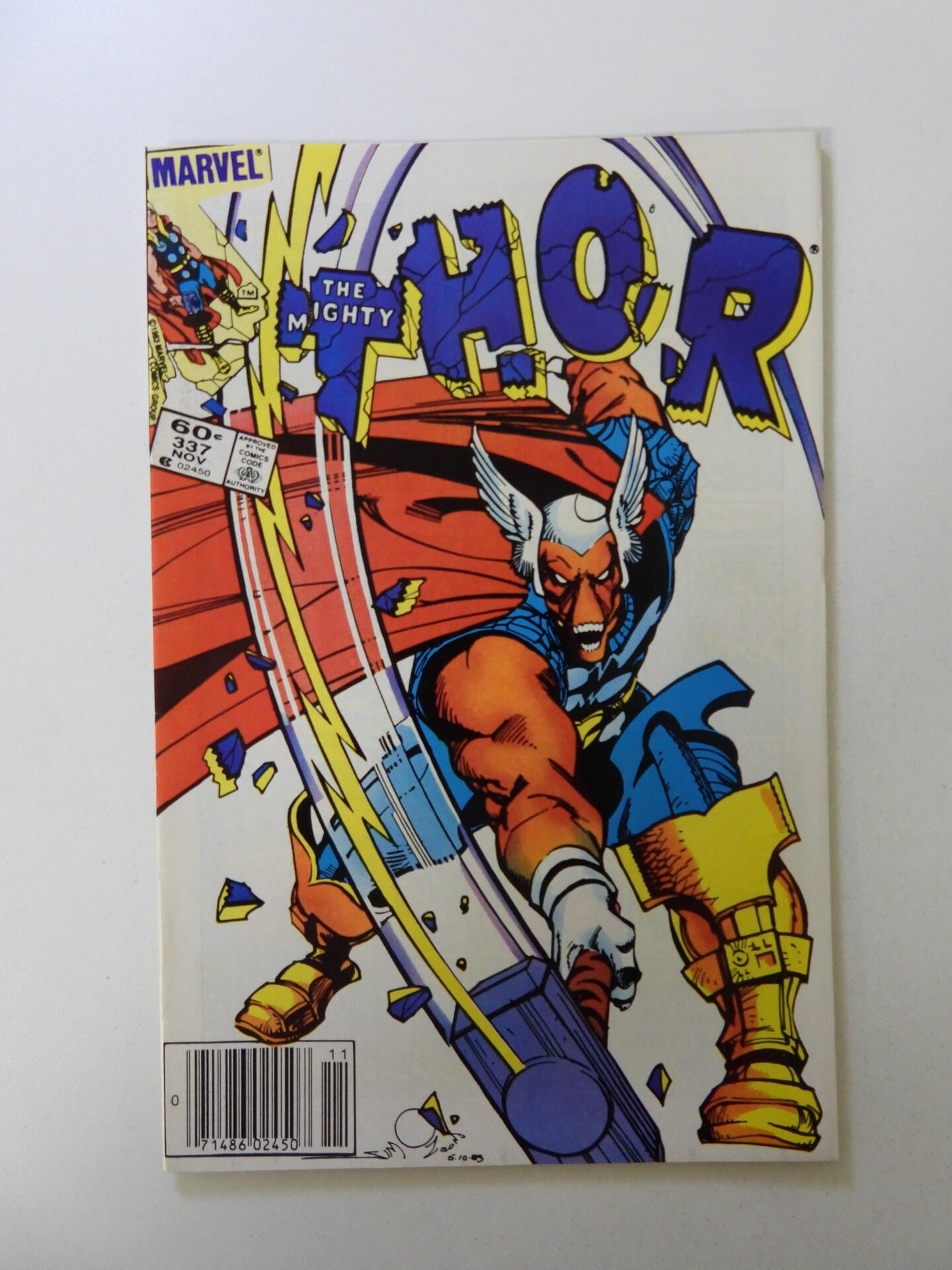 Thor #337 (1983) 1st appearance of Beta Ray Bill NM- condition | Comic ...