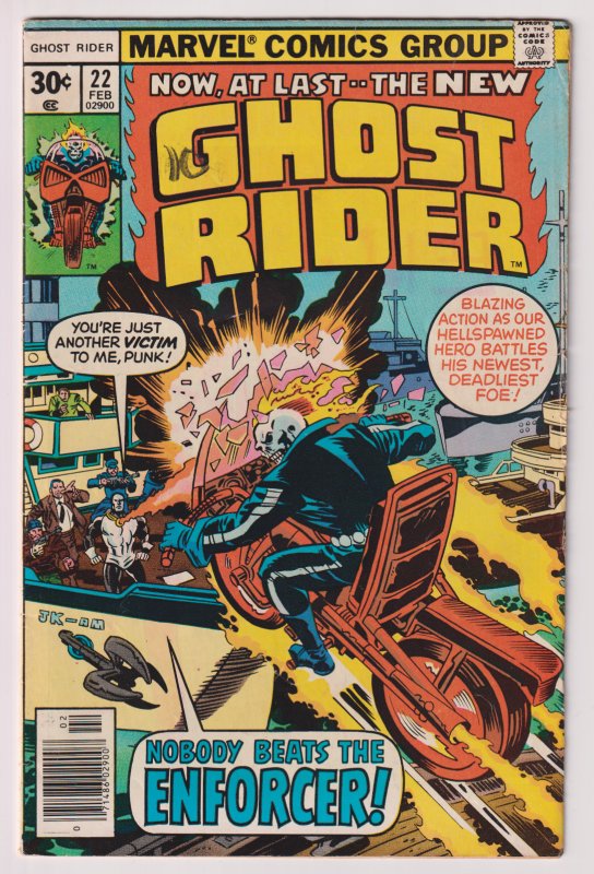 Marvel Comics! Ghost Rider! Issue #22 (1976)! | Comic Books - Bronze ...