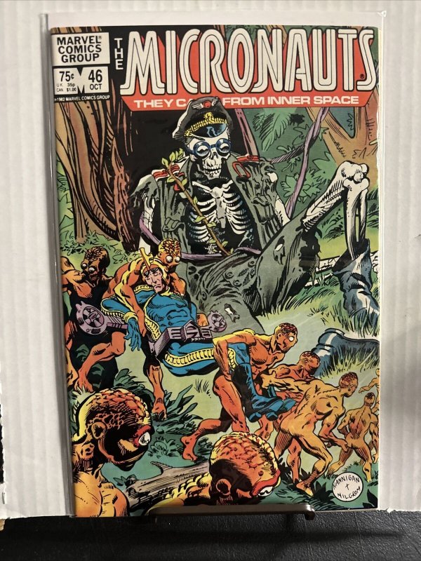 MICRONAUTS #46 (1982) Origin of Lady Slug, Baron Karza, Prince Pharoid ...