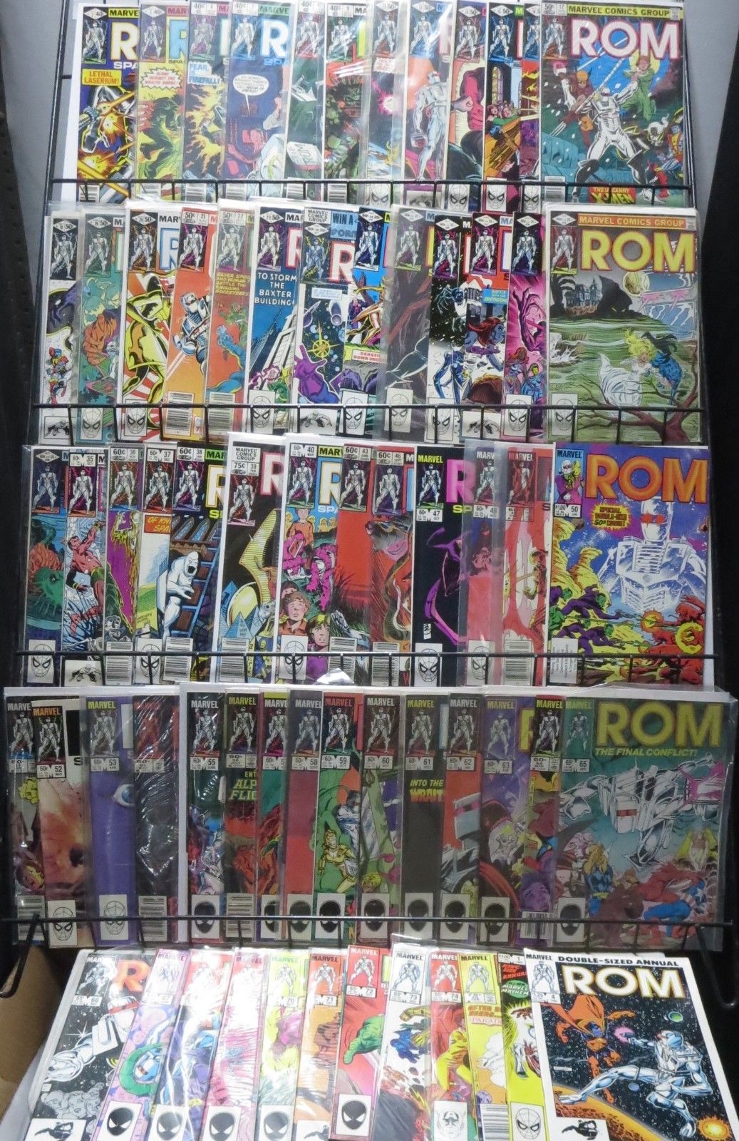 ROM SPACEKNIGHT MEGA-COLLECTION! 65 ISSUES! VG-F or better! Mantlo ...