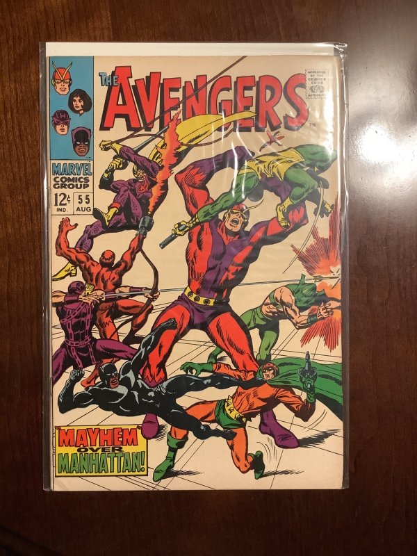 The Avengers #55 (1968) | Comic Books - Silver Age, Marvel, Avengers ...