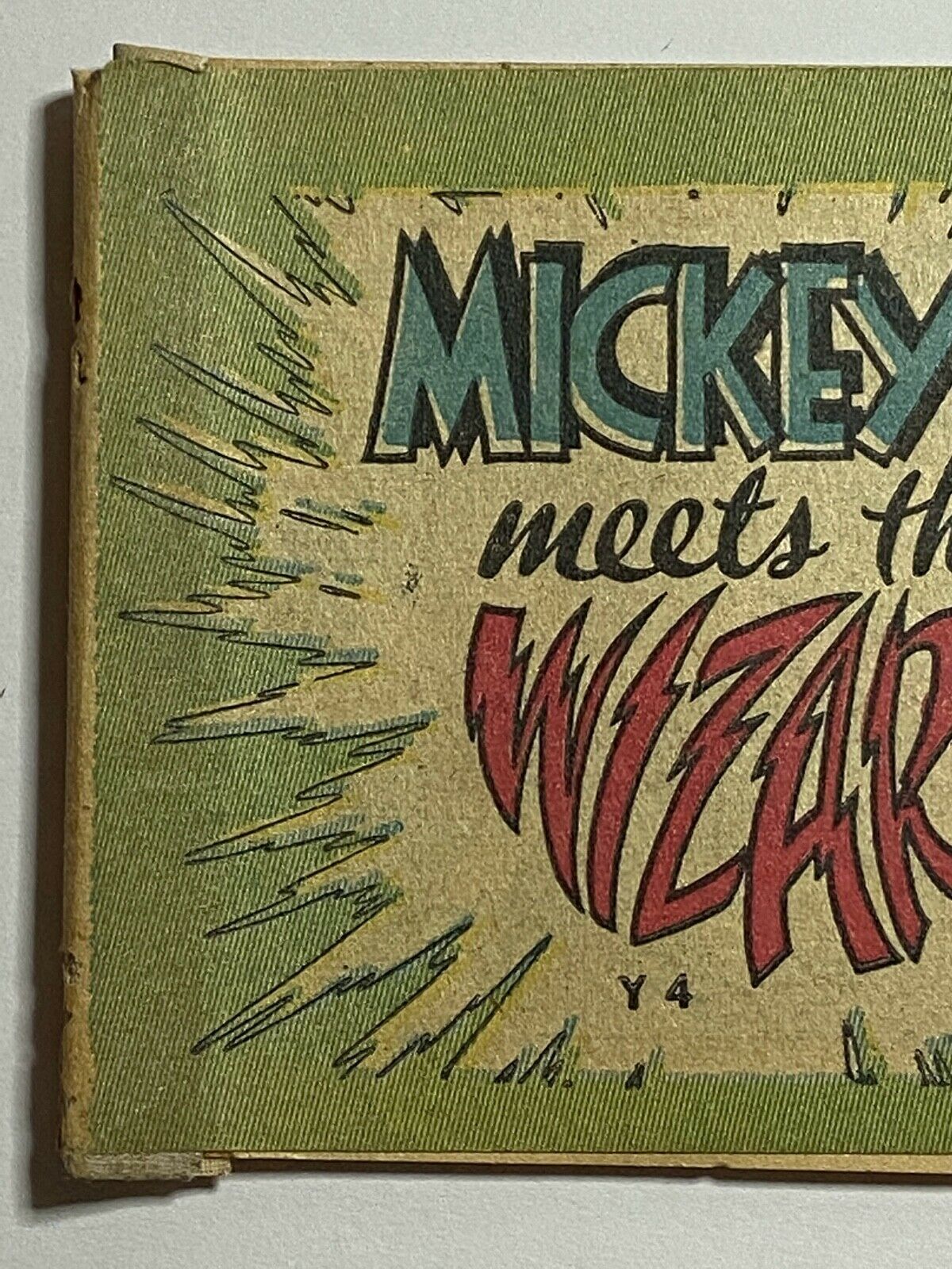 Disney Cheerios Cereal Premium 1947 Mini Comic Y-4 Mickey Mouse Meets ...