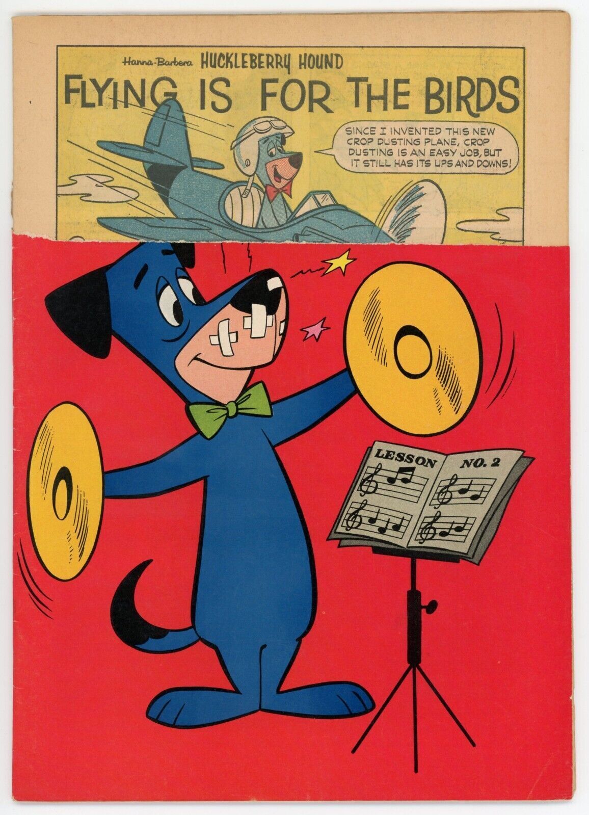 Huckleberry Hound 25 Fair 1.0 Gold Key 1964 Silver Age Hanna Barbera TV ...