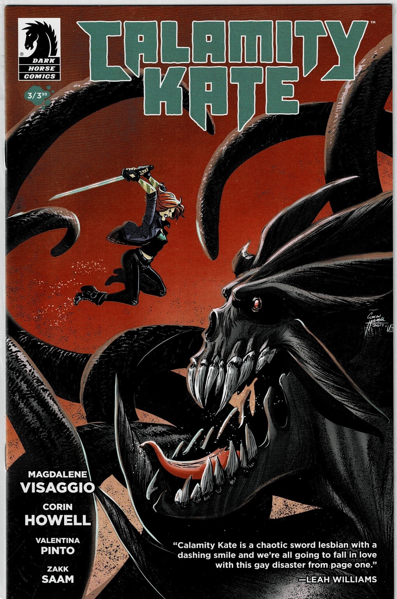 Calamity Kate #3A NM (9.4) (What brought the monster hunter to the West ...