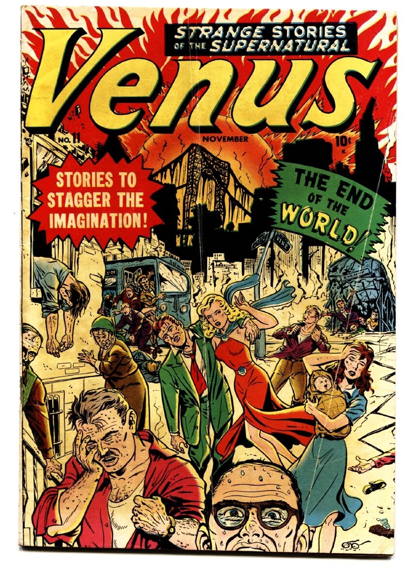 Venus #11 1950-Atlas-THE END OF THE WORLD-Golden-Age | Comic Books ...